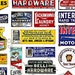 Model Railroad & Doll House Signs, Sticker Sheet, 86 Multi Scale Hobby ...