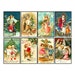 Victorian Christmas Stickers, 32 Vintage Postcard Inspired Holiday ...