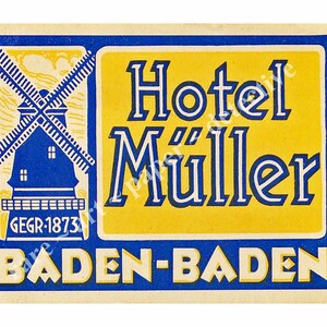 Steamer Trunk Stickers, Luggage Labels, Set of 12 Big & Colorful Golden ...