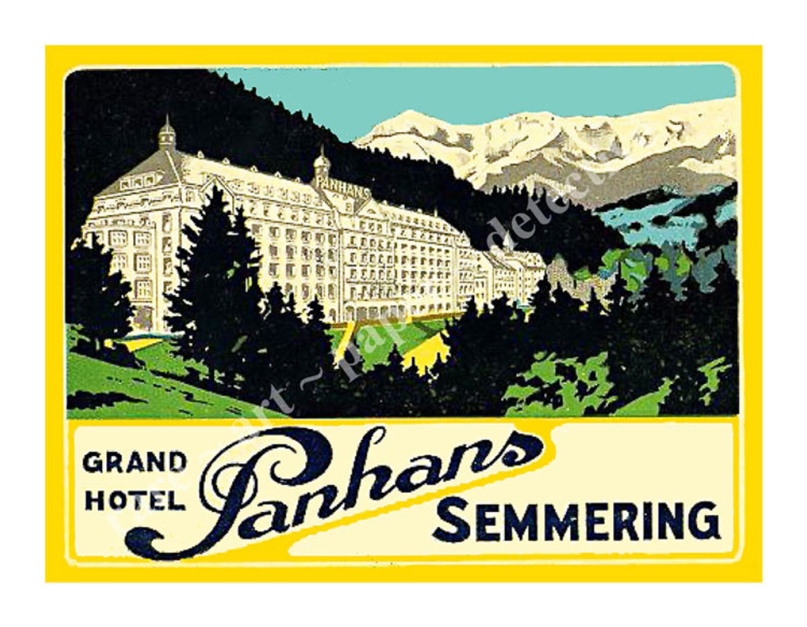 Luggage Stickers Steamer Trunk Labels Set of 10 Big & | Etsy