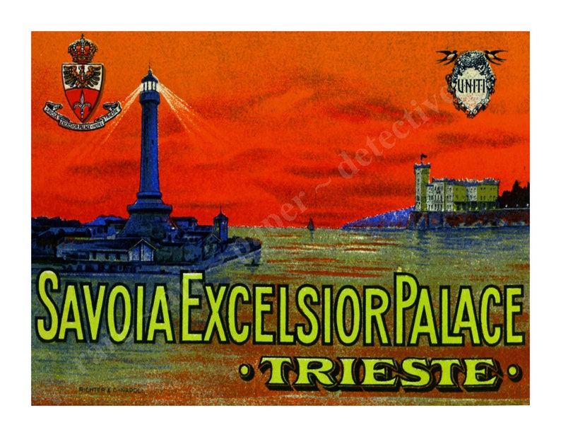 Steamer Trunk Stickers Luggage Labels Set of 12 Big & - Etsy