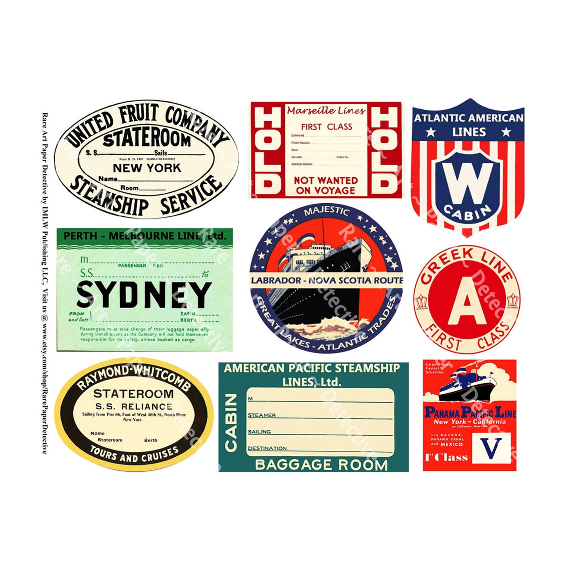 Travel Sticker Tags Hotel Luggage Labels Sticker Sheet - Etsy