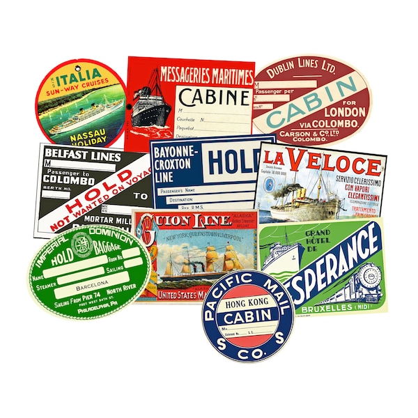 Sticker Steamer Trunk - Etsy