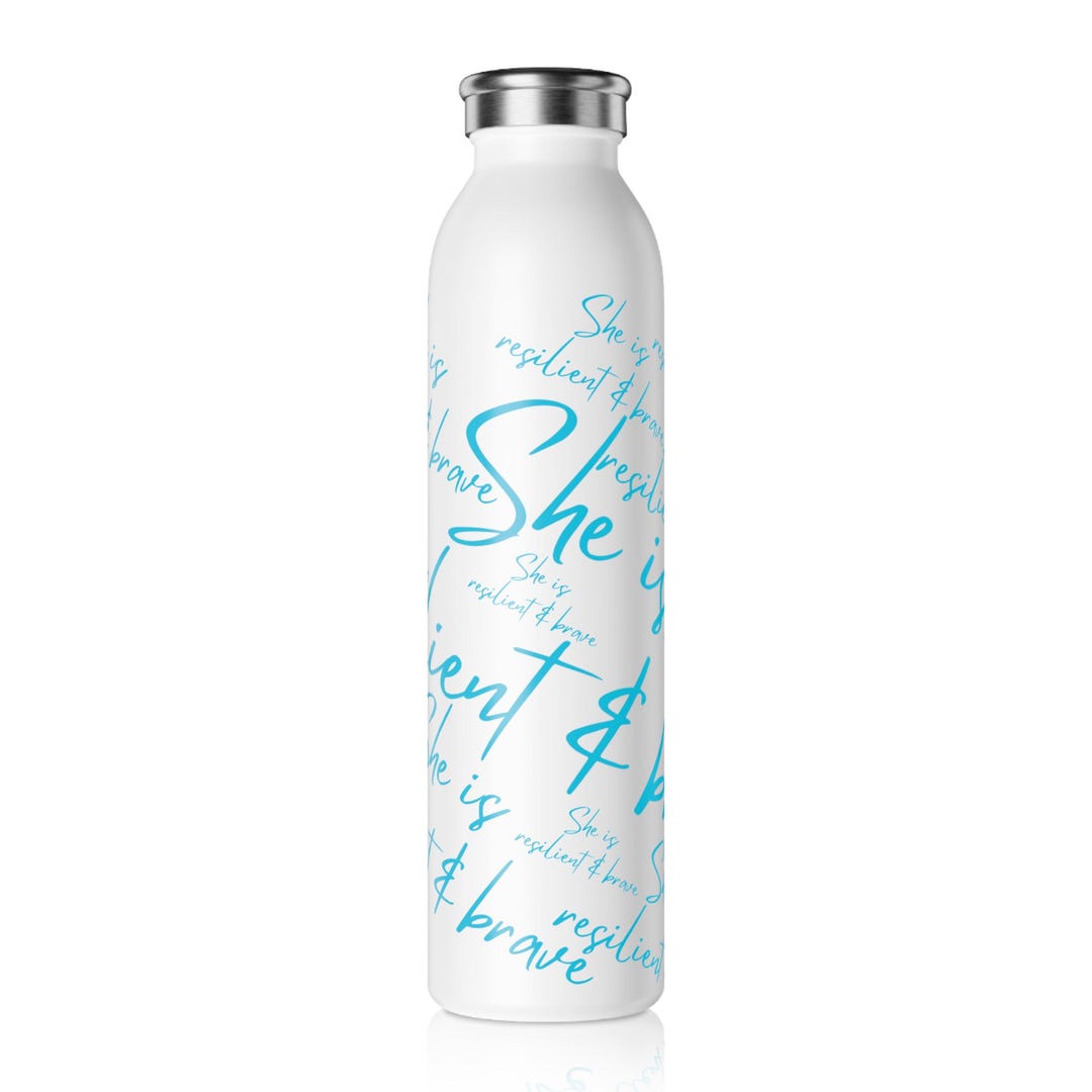 Brave Water Bottle, Metal Drink Bottle, Yoga Essentials, Motivational ...