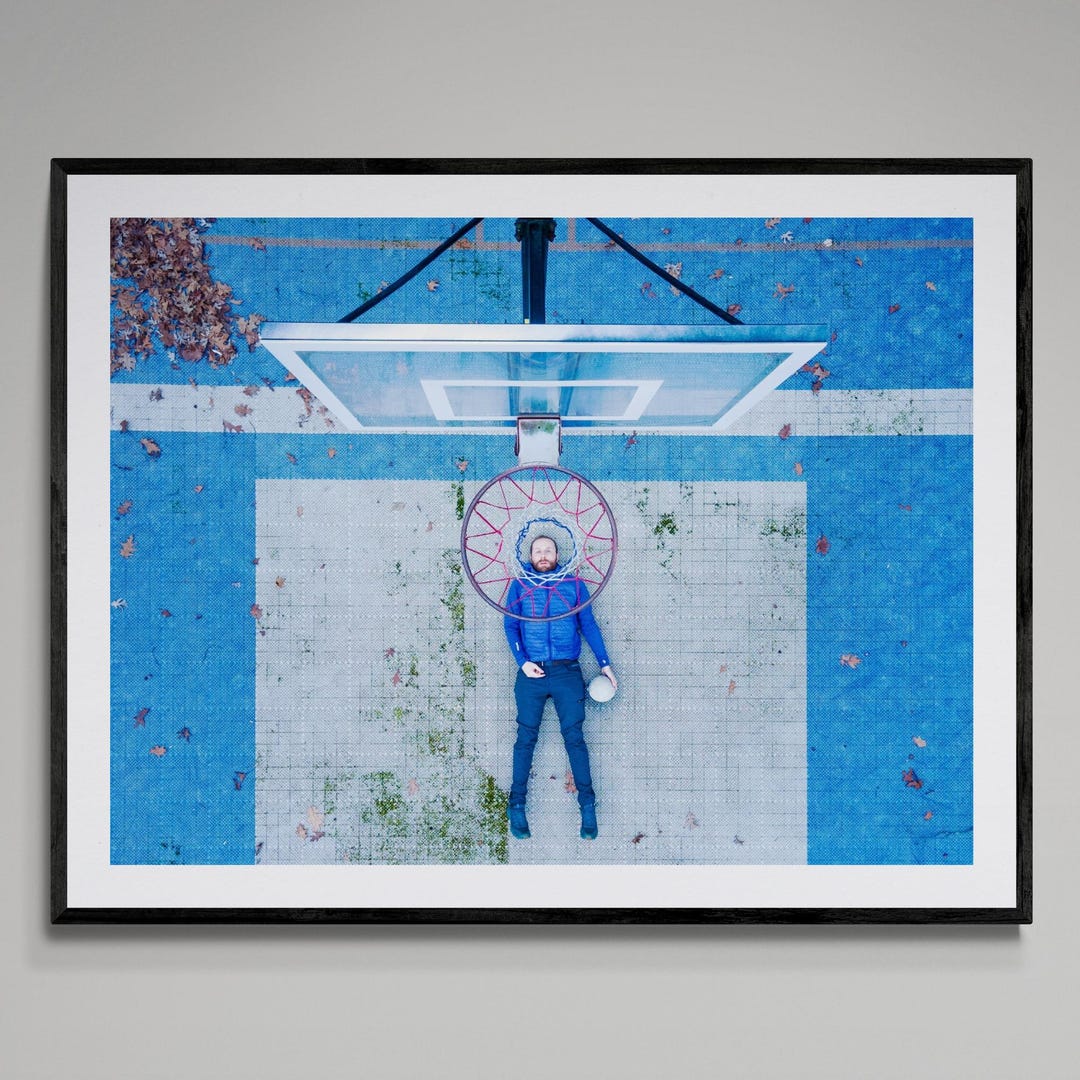 Under the Hoop | Basketball Rim Portrait | Aerial Urban Street ...