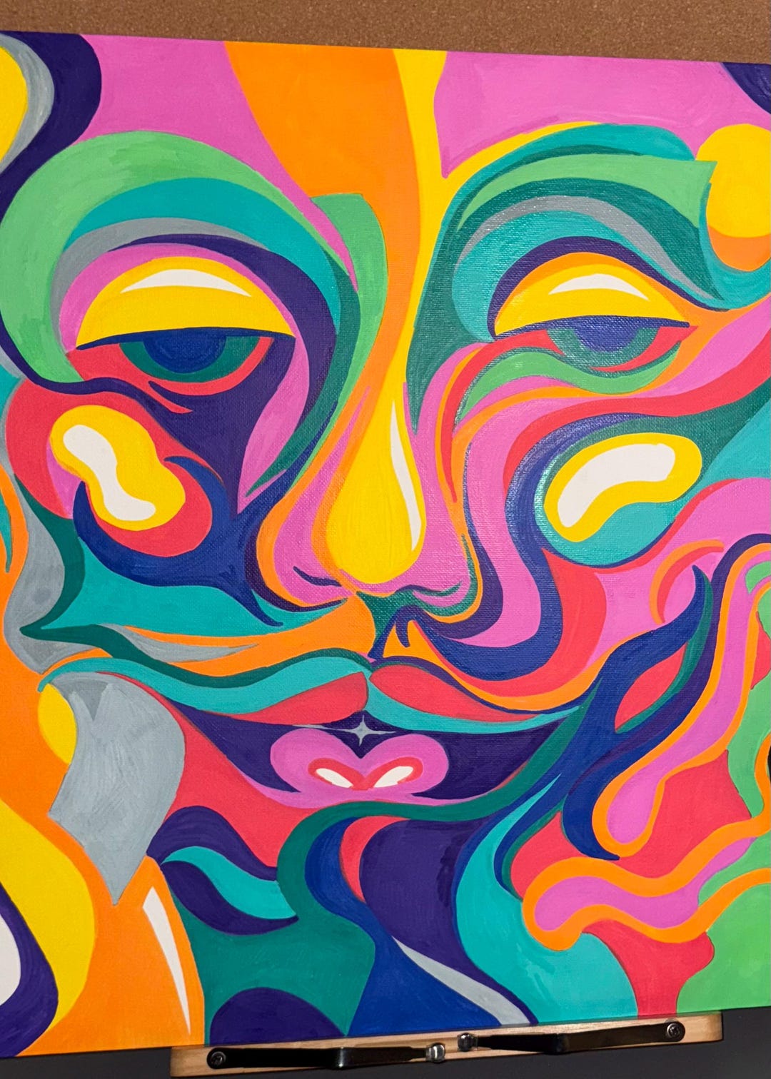 Painting, Abstract, Color, Vibey Art, Color Changeable, LED Light ...