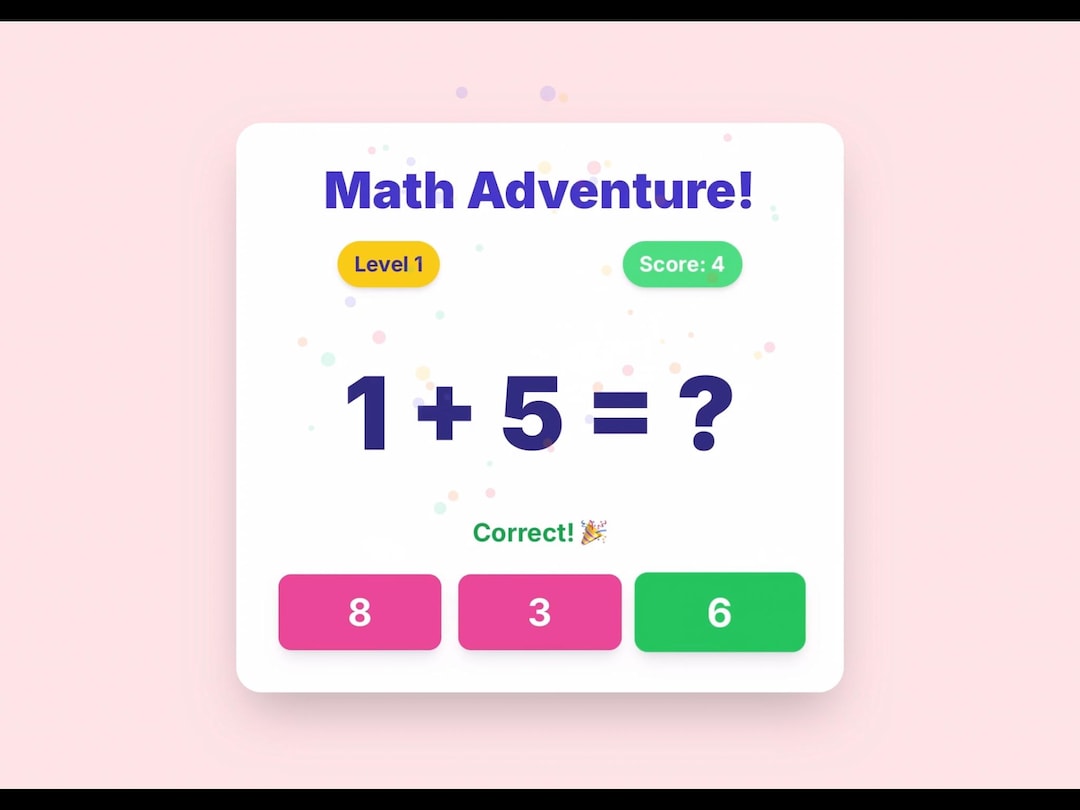 Digital Math Game: Addition & Subtraction for K-2 (no App Install) - Etsy