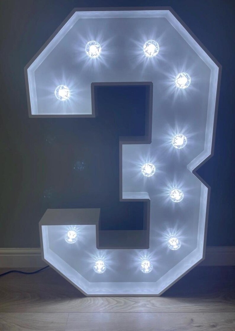 4ft Marquee Letter Templates 'T' Plans Blueprints Light up Letters ...