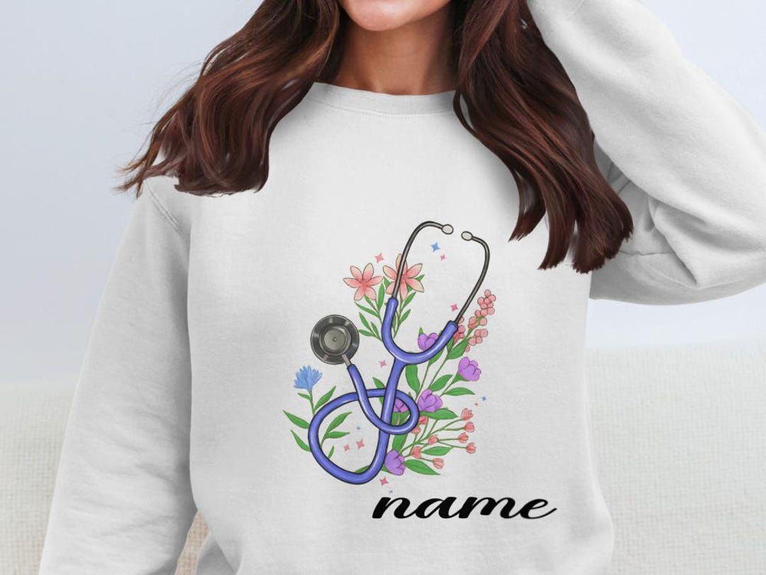 Personalized Nurse PNG: Custom Name Preppy Design (digital Download) - Etsy