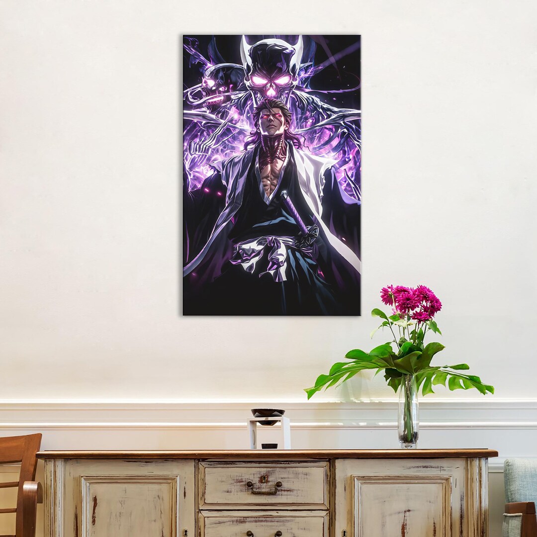 Bleach Wall Art,aizen Sousuke Wall Art,anime Wall Art,cool Anime Style ...