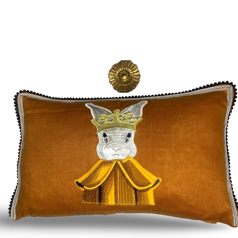 Rabbit Pillow - Etsy