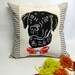 Black Lab Pillow Labrador Retriever Black Lab Print - Etsy