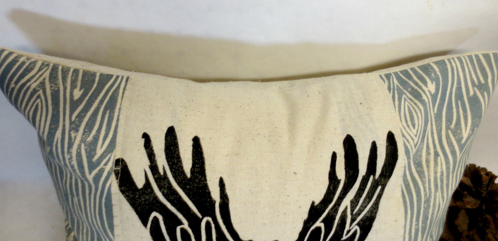 Moose Pillow Woodland Moose Pillow Your Choice of Wood - Etsy