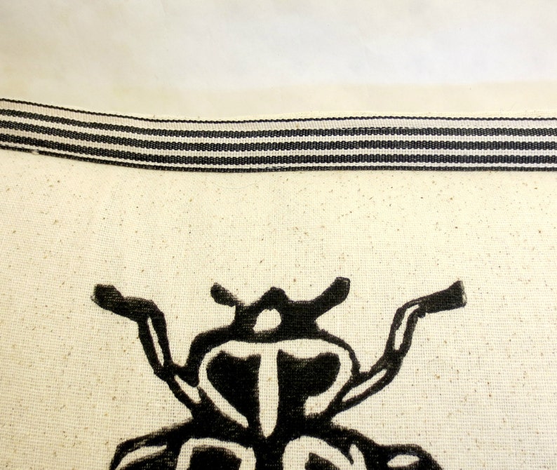 Insect Print Kidney Pillow Decorative Insect Block Print - Etsy