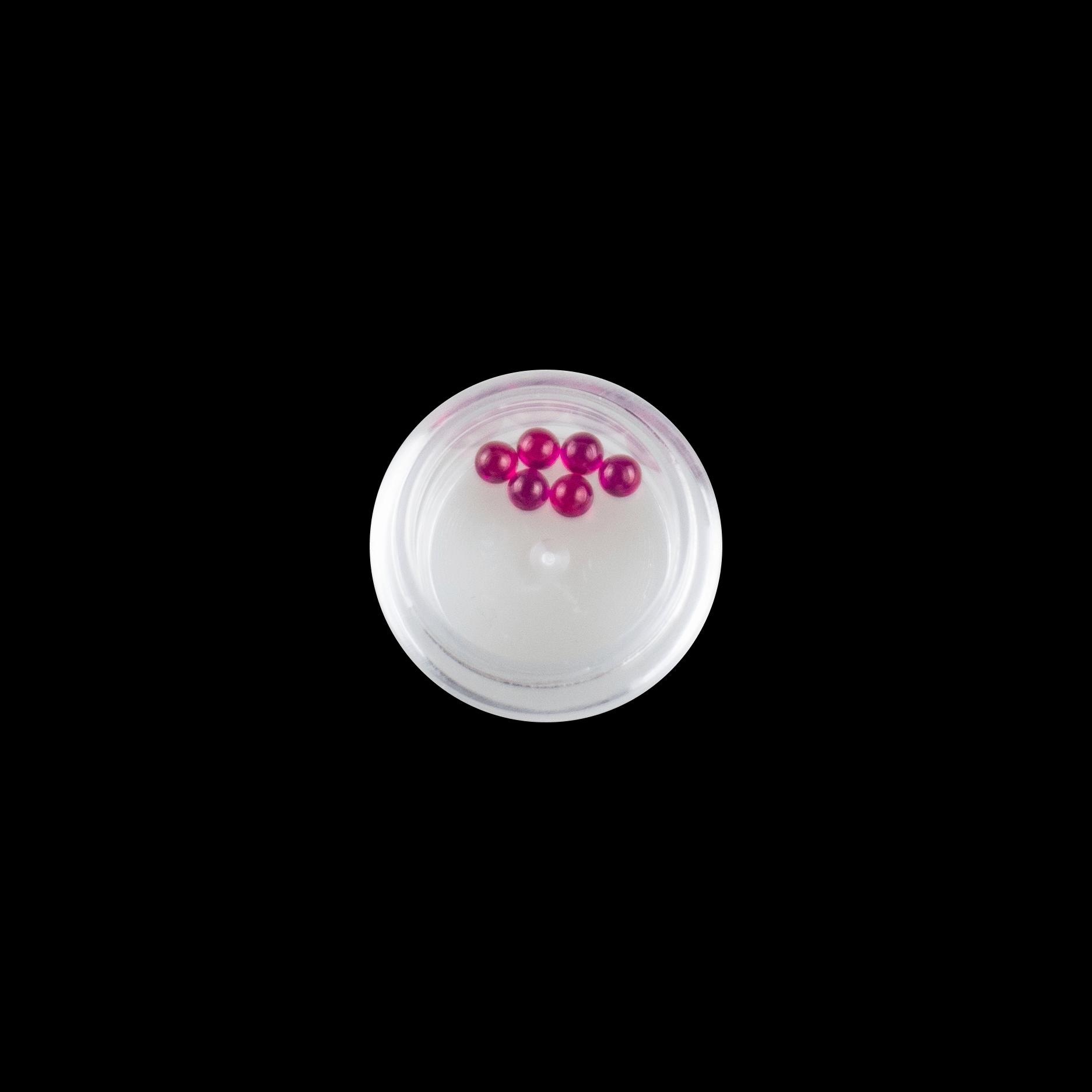 4mm Ruby Pearls Balls: Lab-grown Corundum Jewelry - Etsy