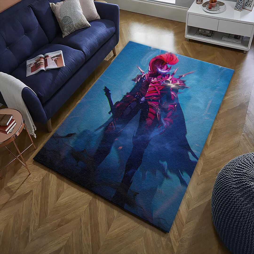 Solo Leveling Rug, Igris Anime Room Decor,anime Rug,game Room Decor ...