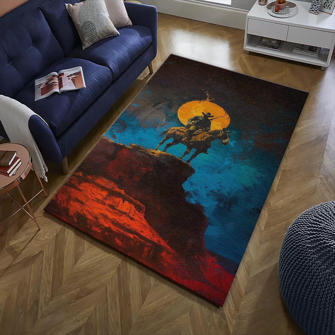 Red Dead Redemption II Rug,ps4 Video Game Cover - Rockstar Games Carpet ...