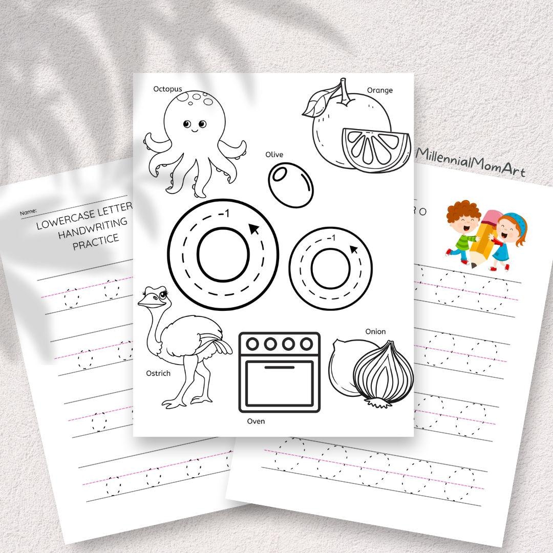 Letter O Preschool Learning Worksheet | Short "o" Sound Alphabet ...