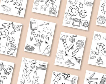 Letter Z Preschool Worksheet | Alphabet Tracing & Coloring Page | "z ...
