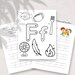 Letter F Preschool Learning Worksheet | Alphabet Tracing & Coloring ...