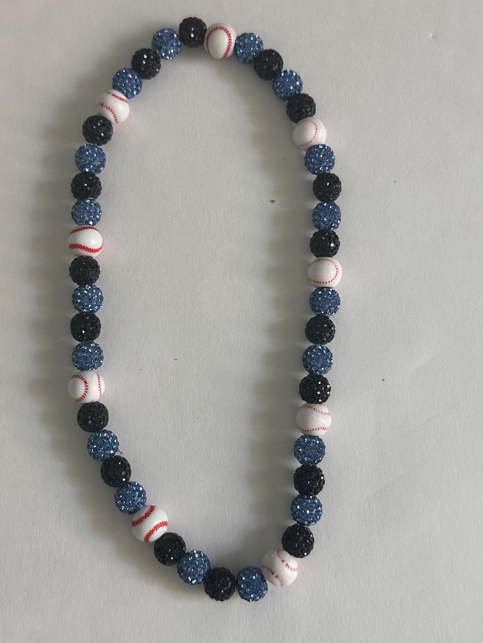 Phillies Inspired Rhinestone Bead Drip Necklace & Bracelet - Etsy