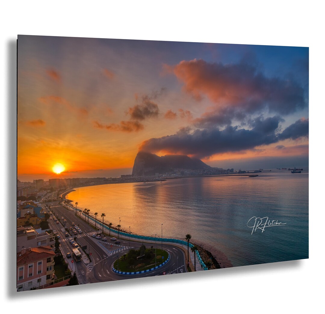 Rock of Gibraltar Sunrise From La Linea De La Concepcion | Travel ...