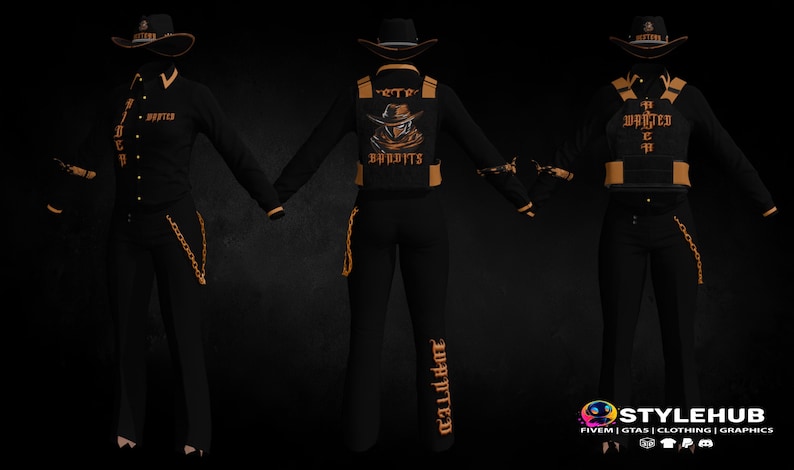 FiveM Western Bandits / Ropa de pandillas - Etsy España