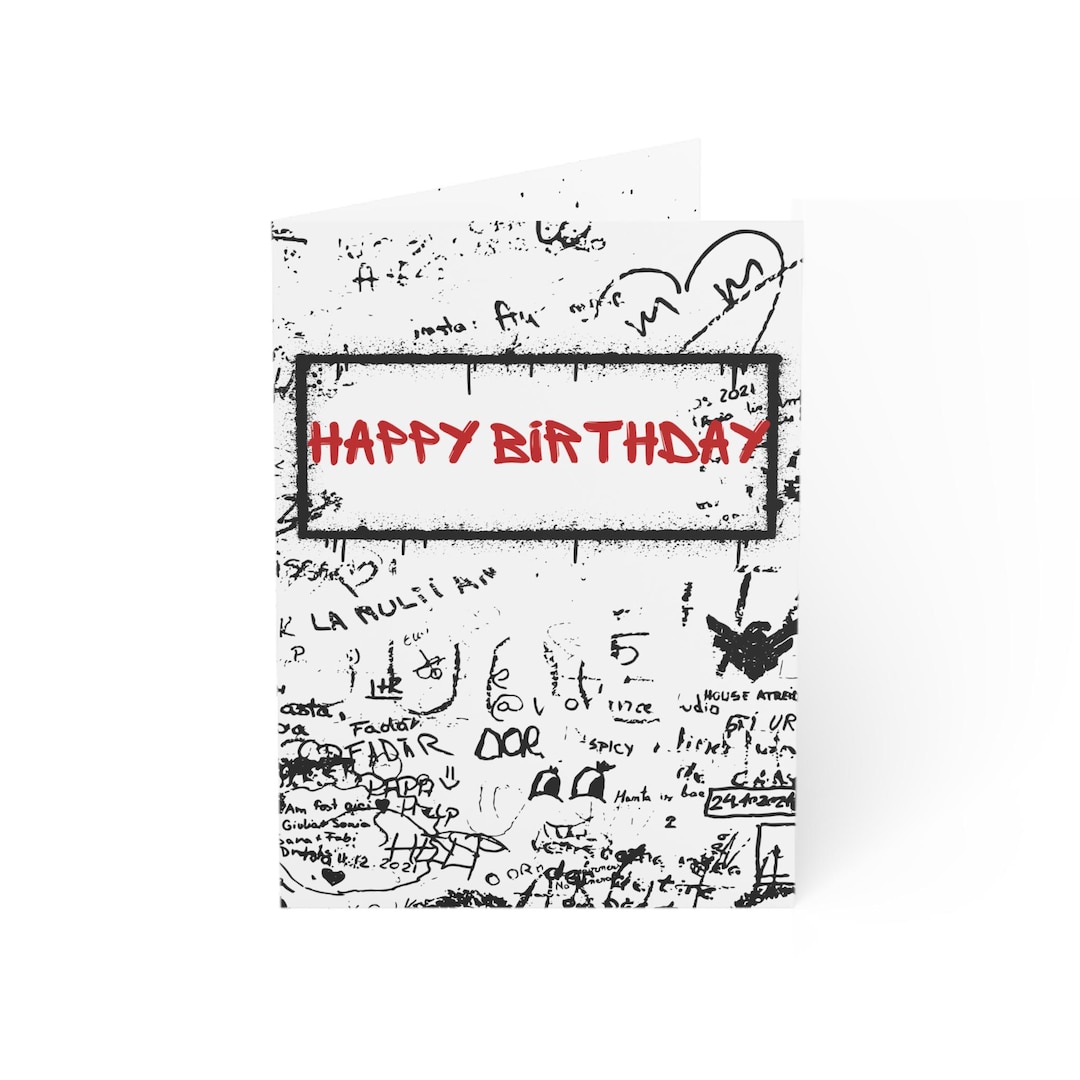 Emo Birthday Card - Etsy