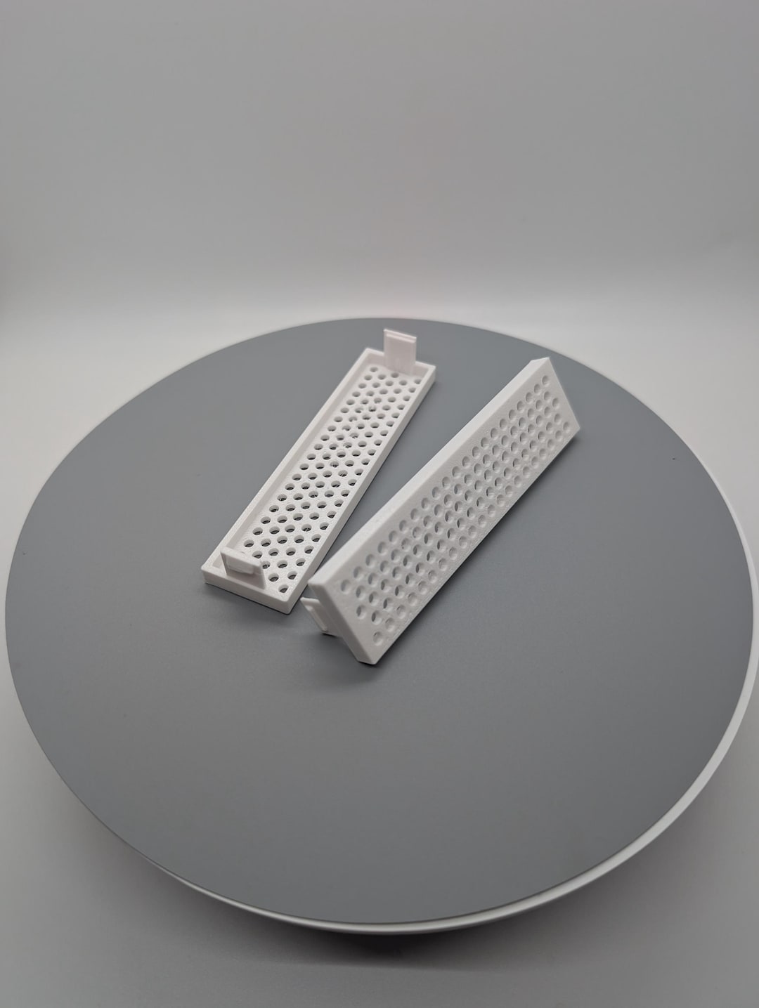2x - 3.5 Inch Disk Drive Bay Cover Holes - Circles . White Replacement ...
