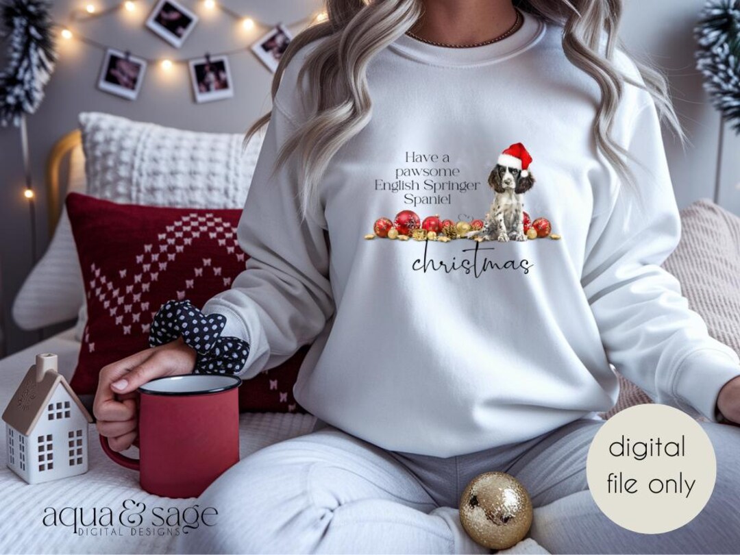 English Springer Spaniel Christmas Baubles | Christmas Dog PNG ...