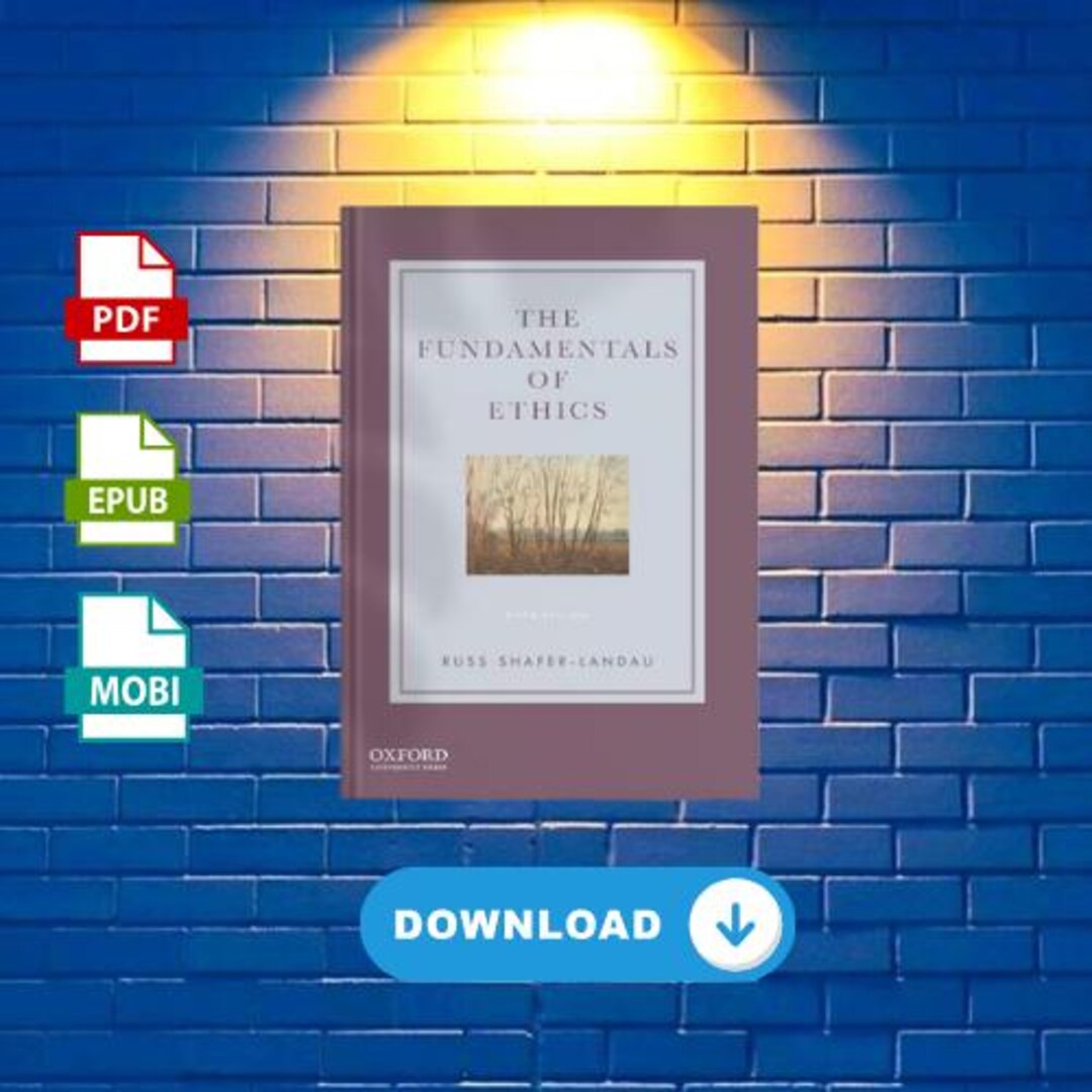 The Fundamentals of Ethics, 5th Edition - Etsy