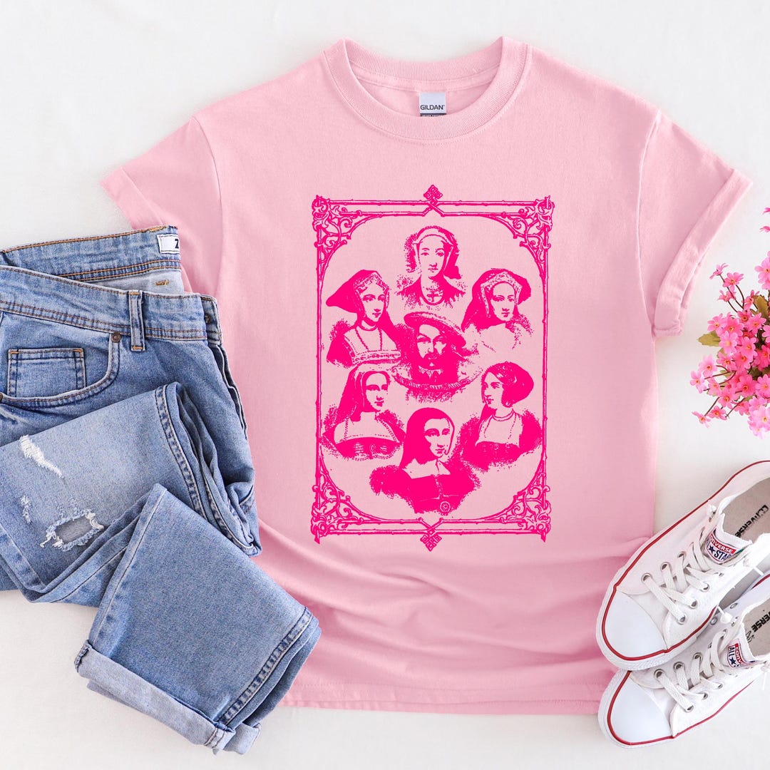 Six Wives of Henry VIII Shirt Tudor History Shirt Theatre Shirt History ...
