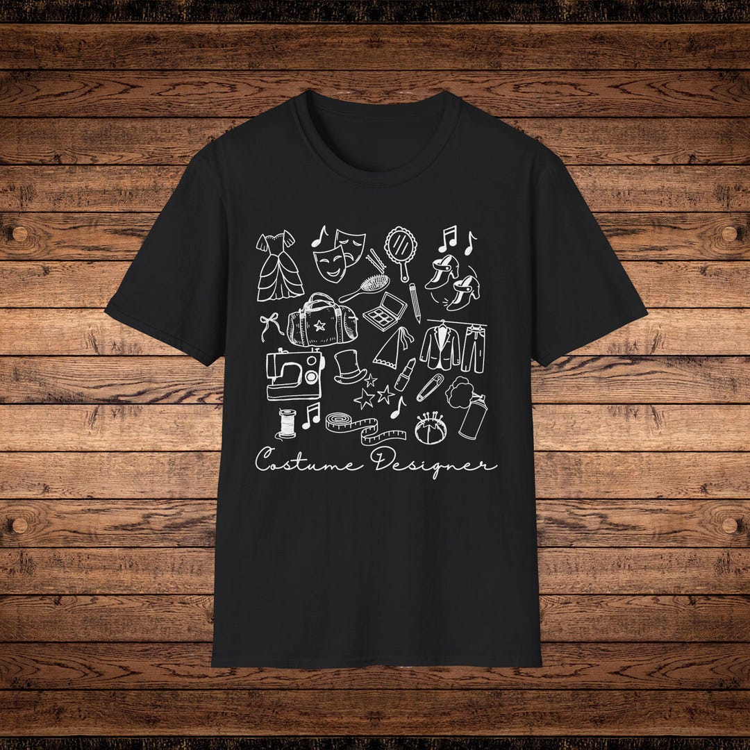 Costume Designer Shirt Musical Theatre Tee Costume Crew Shirt Costumer ...