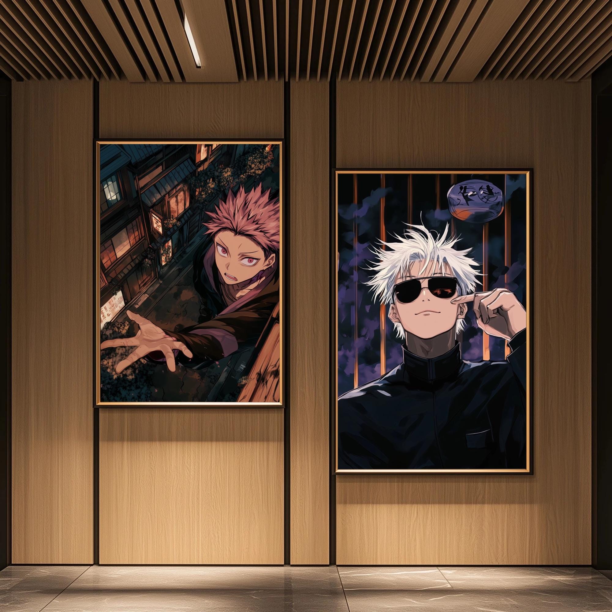 Jujutsu Kaisen Sukuna Art Print — Anime Night Alley Wall Decor ...