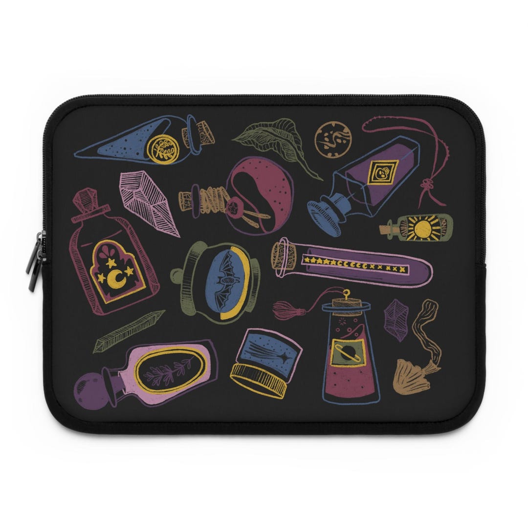 Witchy Potions Cabinet Laptop Sleeve - Neoprene MacBook Case - Etsy