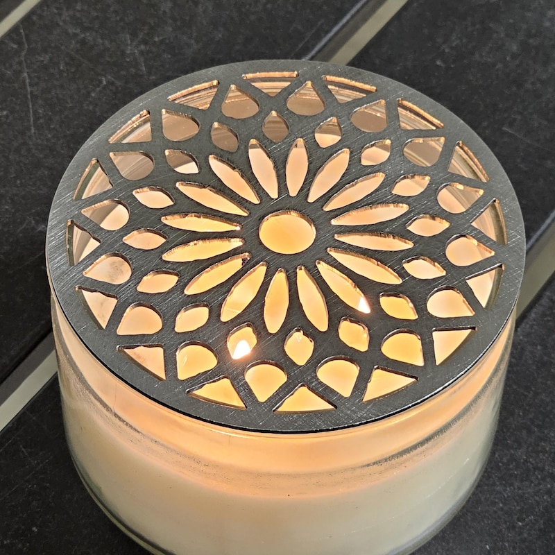 Custom Mosaic Candle - Etsy