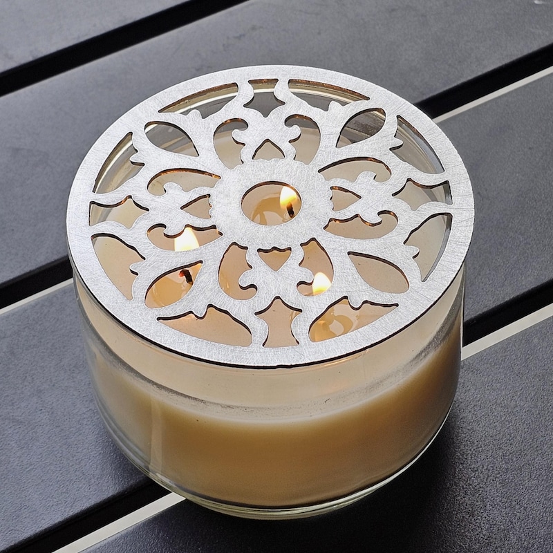 4 Candle Lids - Etsy