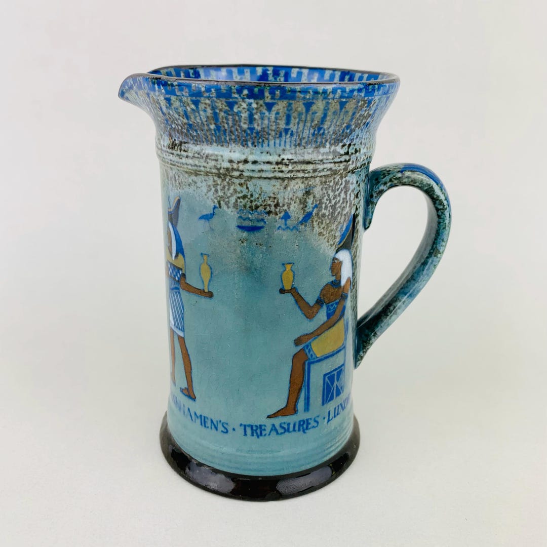 Royal Doulton Vtg Titanian Tutankhamen Luxor Series Ware Jug D4263 ...