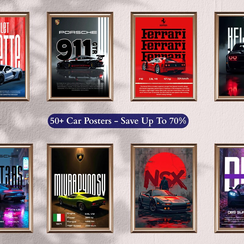 Car Printable Poster - Etsy