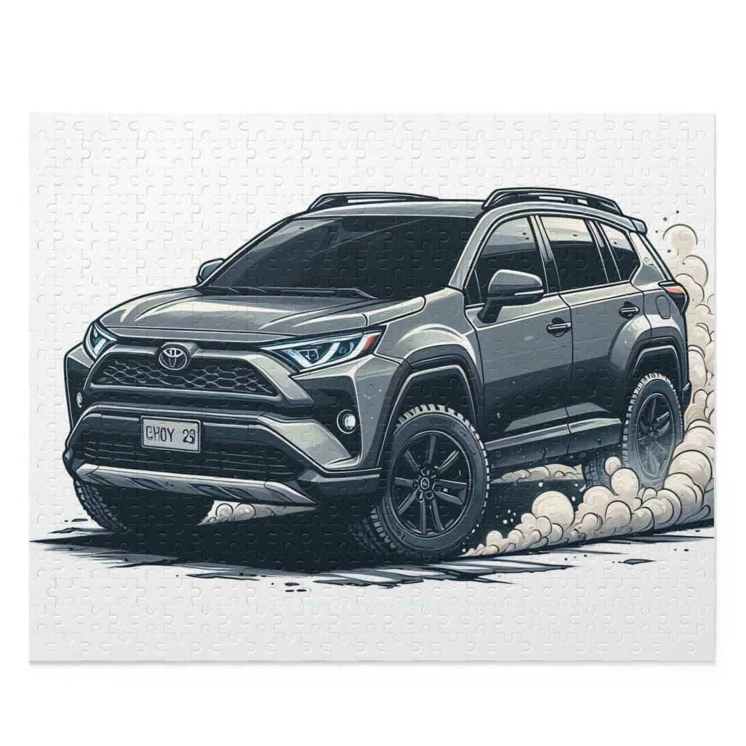 Cartoon Art for Toyota RAV4, Puzzle (120, 252, 500-piece) - Etsy