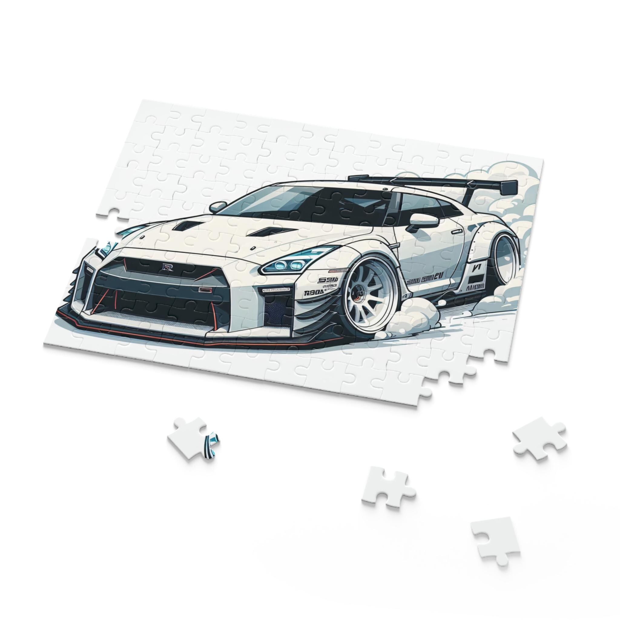 Cartoon Art for NISSAN GT-R R35, Puzzle (120, 252, 500-piece) - Etsy