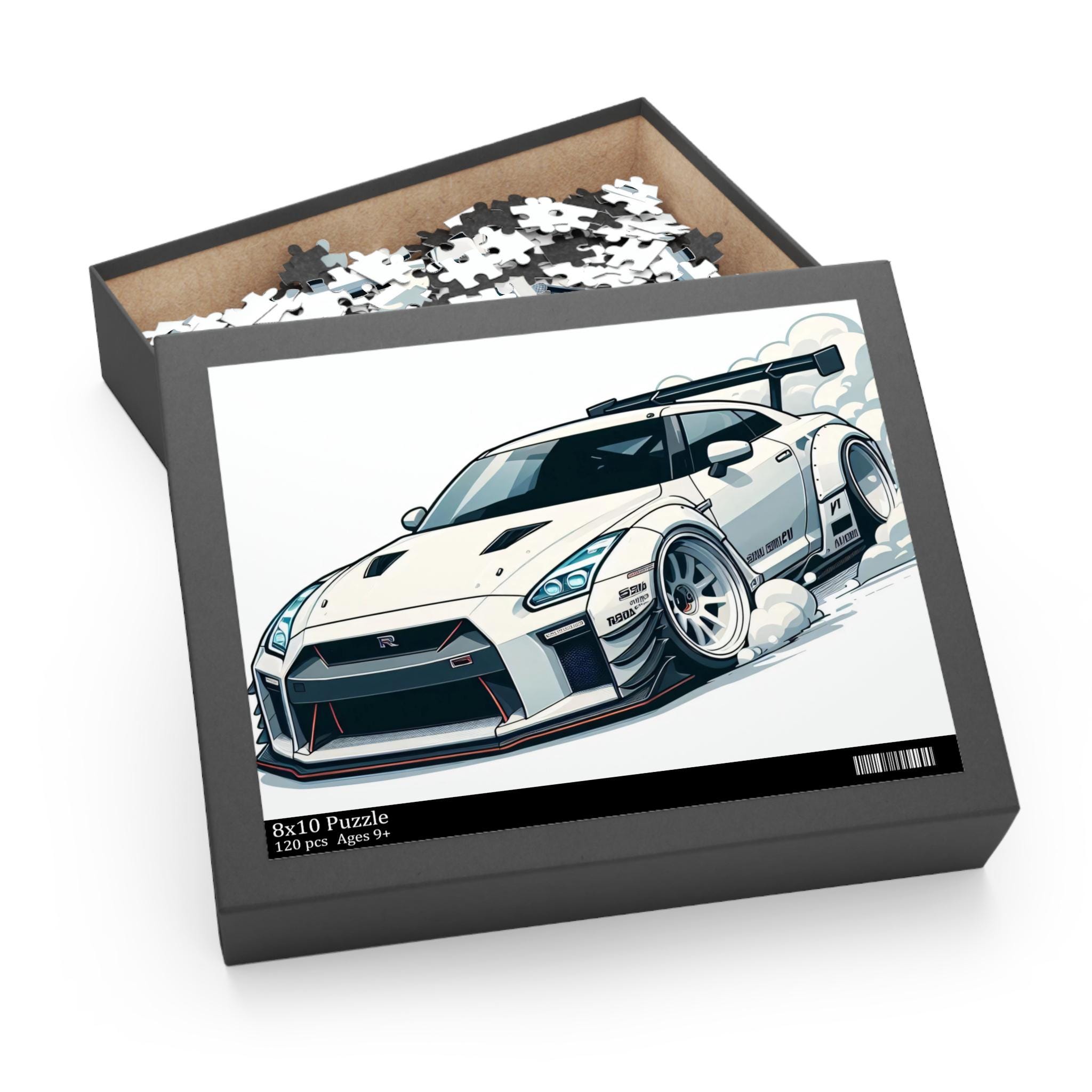 Cartoon Art for NISSAN GT-R R35, Puzzle (120, 252, 500-piece) - Etsy