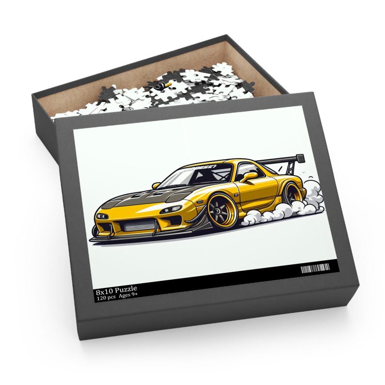 Cartoon Art for Mazda RX-7 FD3S, Puzzle (120, 252, 500-piece) - Etsy