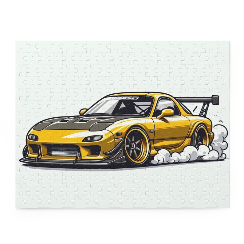 Cartoon Art for Mazda RX-7 FD3S, Puzzle (120, 252, 500-piece) - Etsy