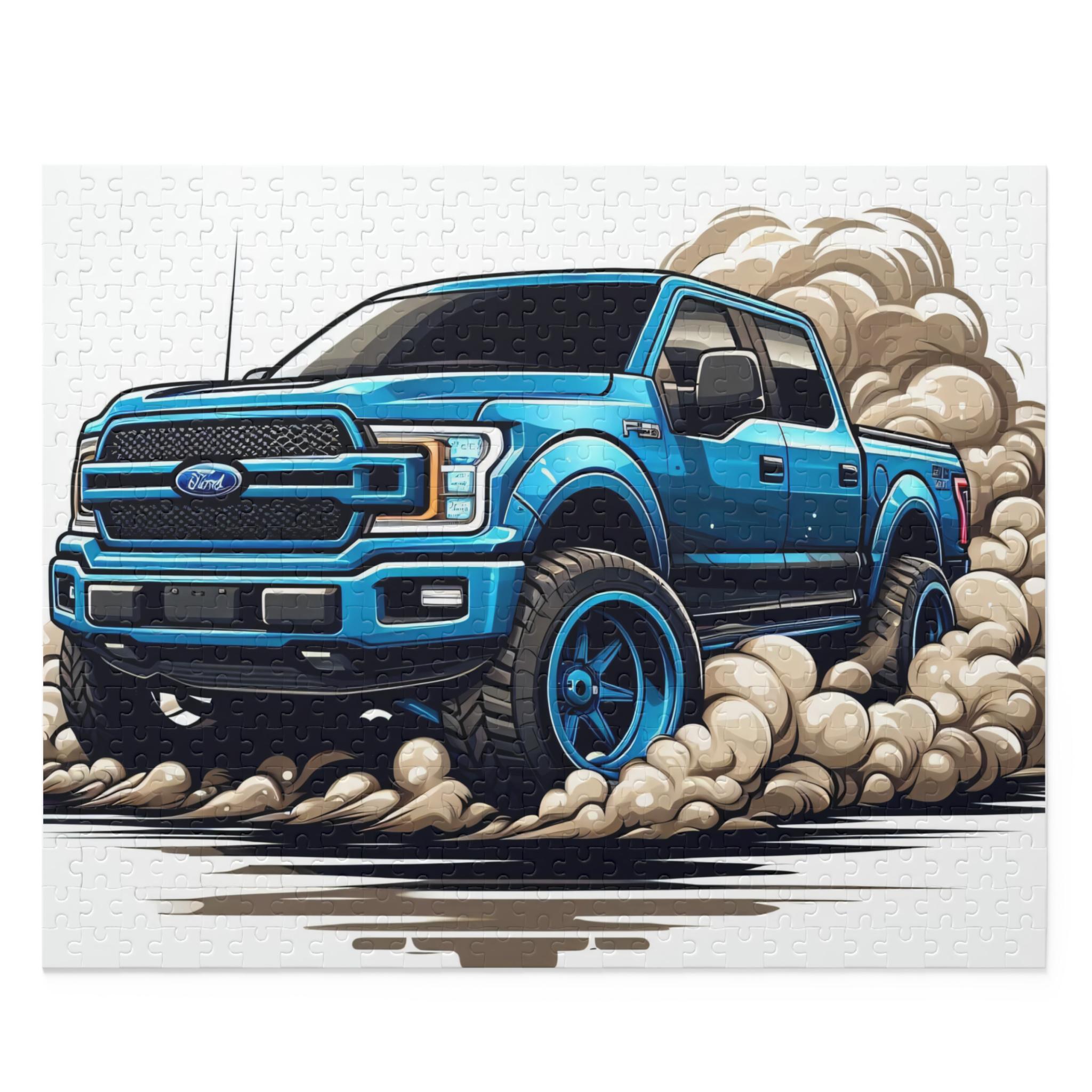 Cartoon Art for Ford F-150, Puzzle (120, 252, 500-piece) - Etsy