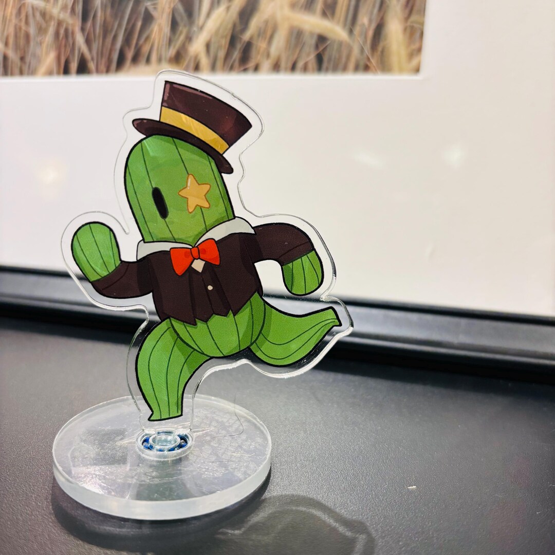 Final Fantasy XIV | Cactuar Rotating Acrylic Standees - Etsy