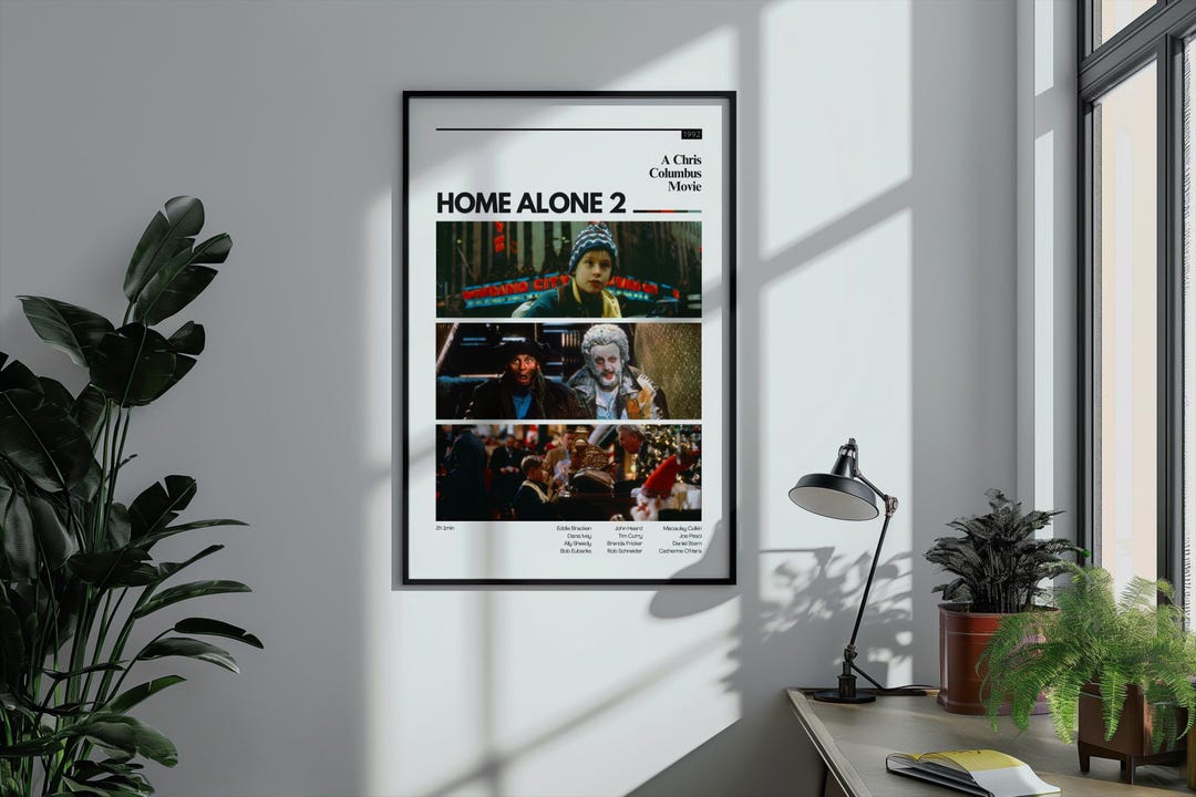 Home Alone 2 Poster - Movie Poster - Digital Poster Download, Wall Art ...
