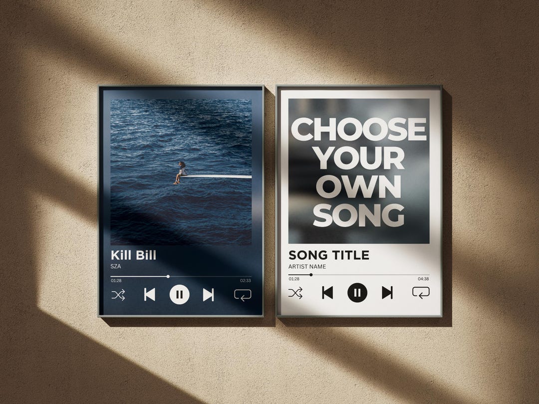 Song Poster Music Poster Album Poster Custom Poster Custom Art Custom ...