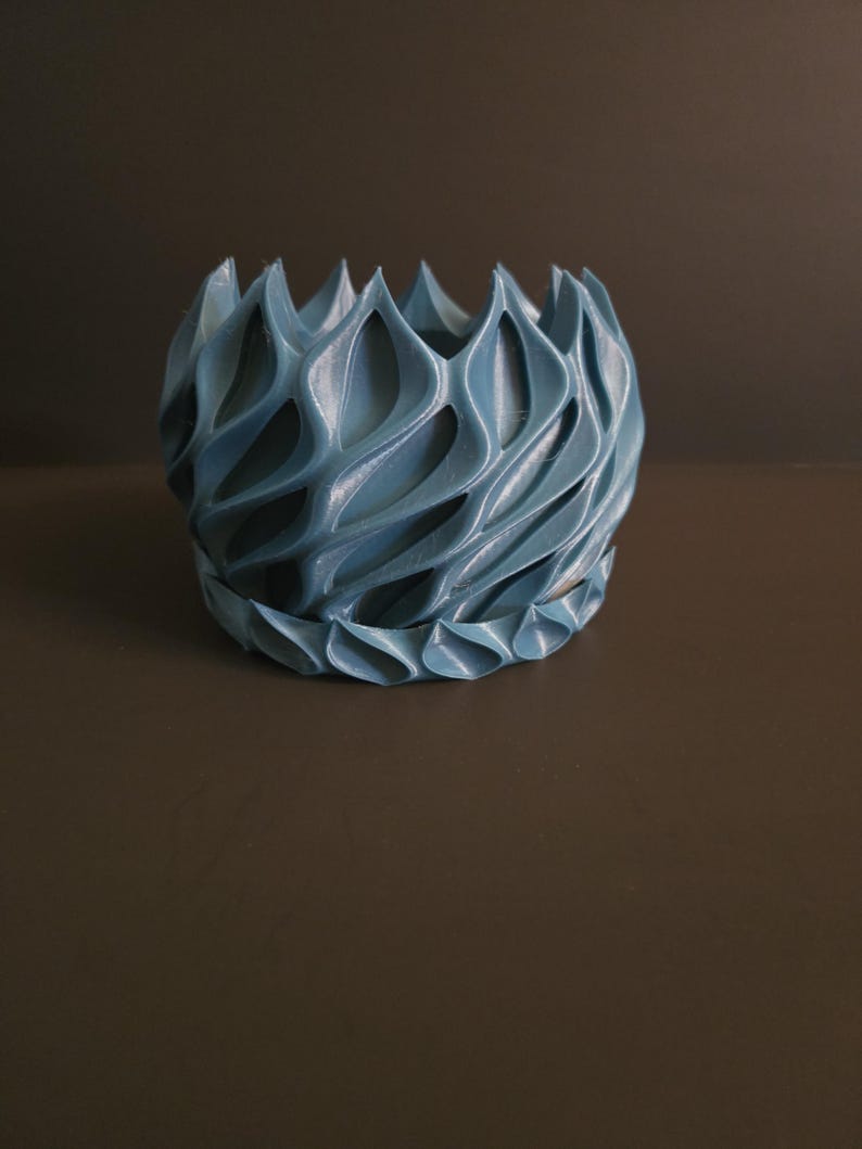 Twisted Planter Pot W/ Drainge Tray - Etsy