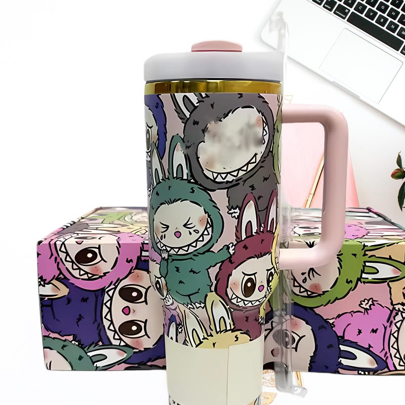 Labubu Stanley Tumbler - Etsy